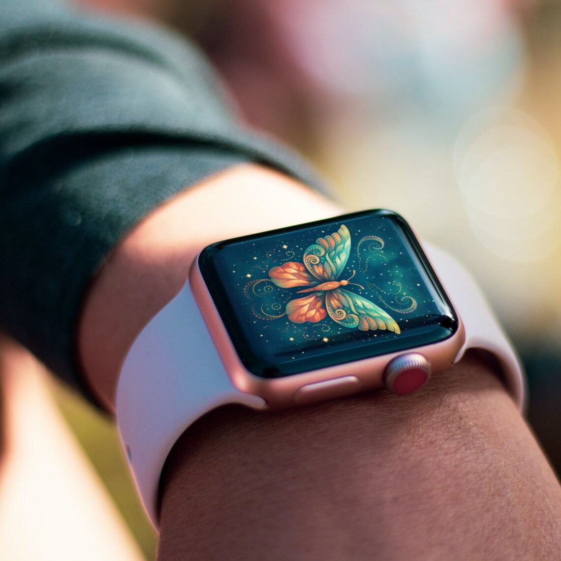 Apple Watch Wallpaper. Mystic Moth 10 JPG Files. 300dpi. Watch Face ...