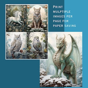 Mythical Creatures Background Images. PDF Files and Printable JPEG ...