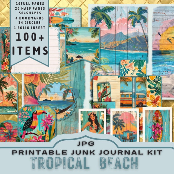 Tropical Scrapbook - Etsy