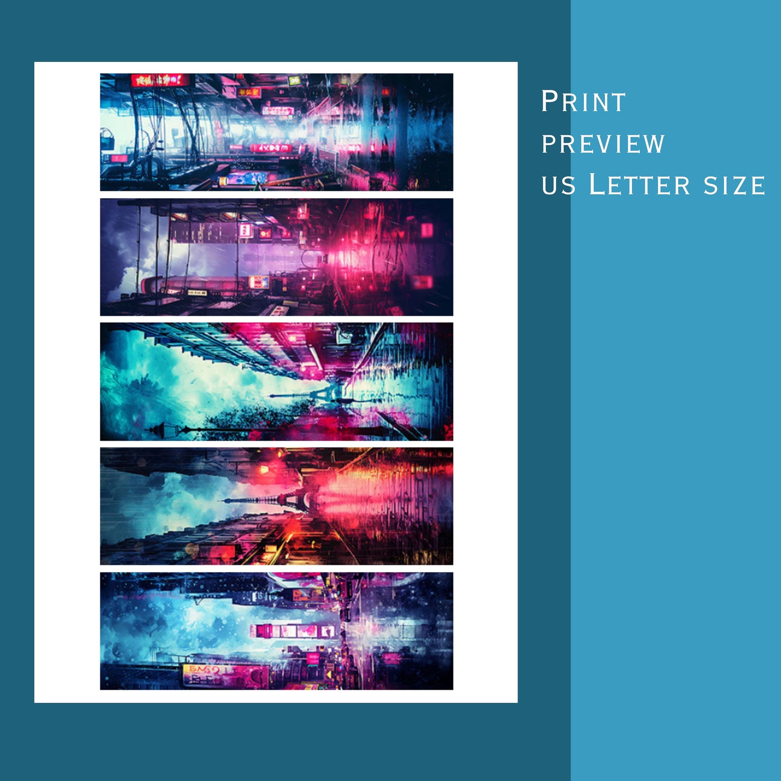 Printable Bookmarks Grunge World Cities. Printable PDF and JPEG Files ...