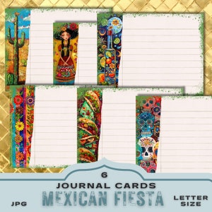Mexican Fiesta Junk Journal Kit: Printable Ephemera and Pages (JPG ...