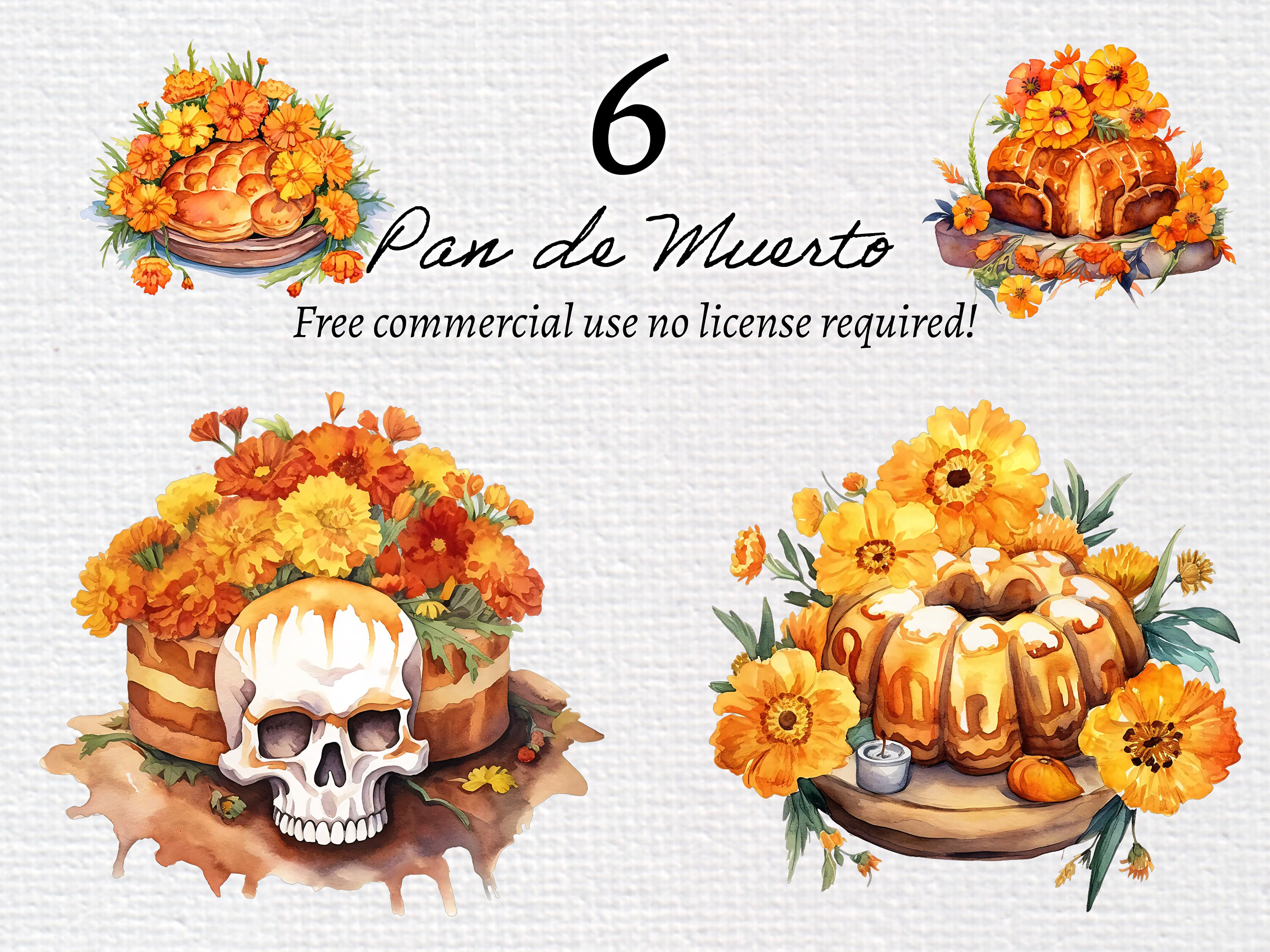 Pan De Muerto Clipart