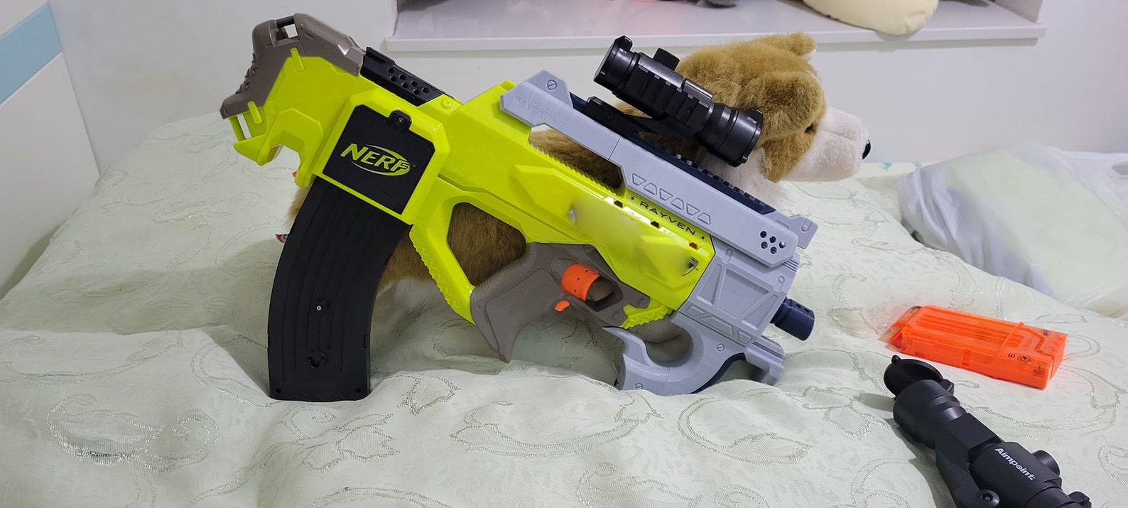 Nerf Rayven Rayvenfire Mod the Crocuta 777 Type AB stl File Only - Etsy