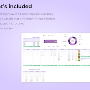 Monthly Budget Spreadsheet Template | Mac Numbers | Simple Budget ...