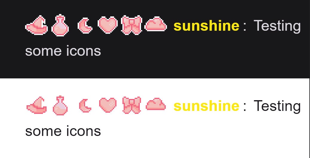 Cute Pink Sub Badges pixel Sub Badges Pack 6 for Twitch Badge for ...