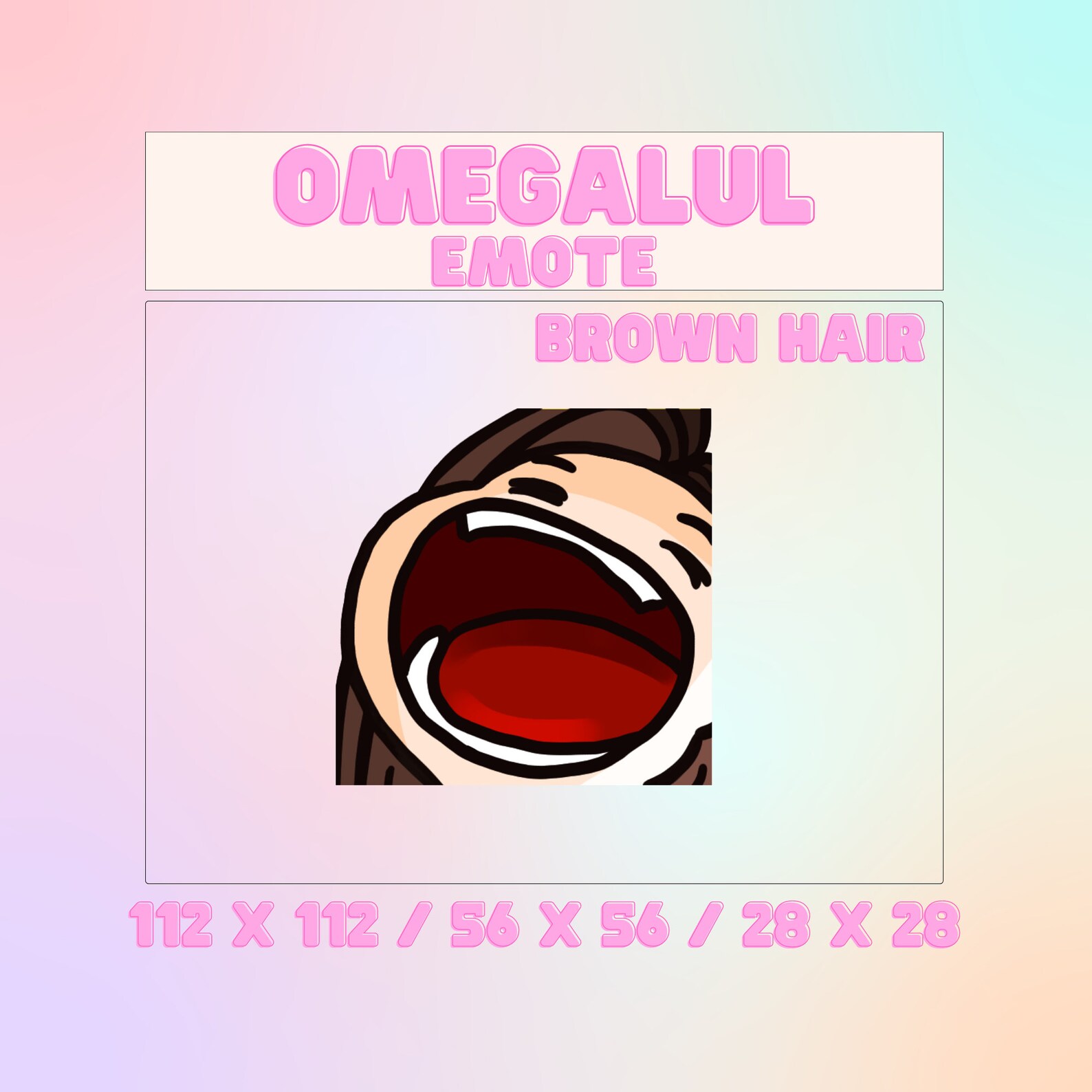 Omegalul Twitch Discord Emote Cute Funny Emote - Etsy