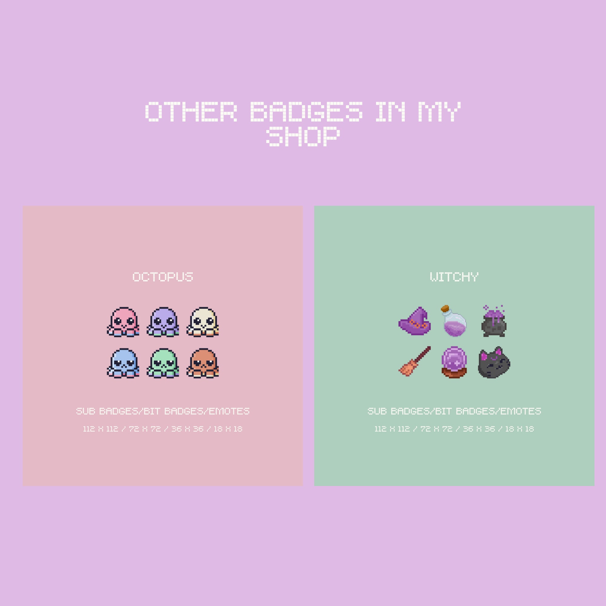 Pixel Cute Girl Pngtuber With Two Expressions and Cute Octopuses ...
