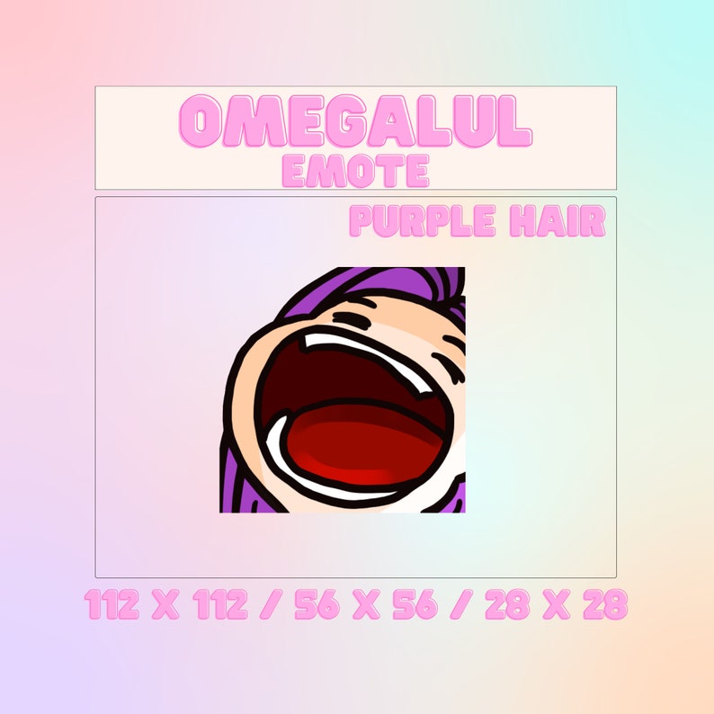Omegalul Twitch Discord Emote Cute Funny Emote - Etsy