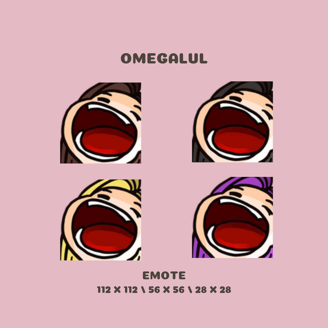 Omegalul Twitch, Discord Emote | Cute Funny Emote | Emotes for ...