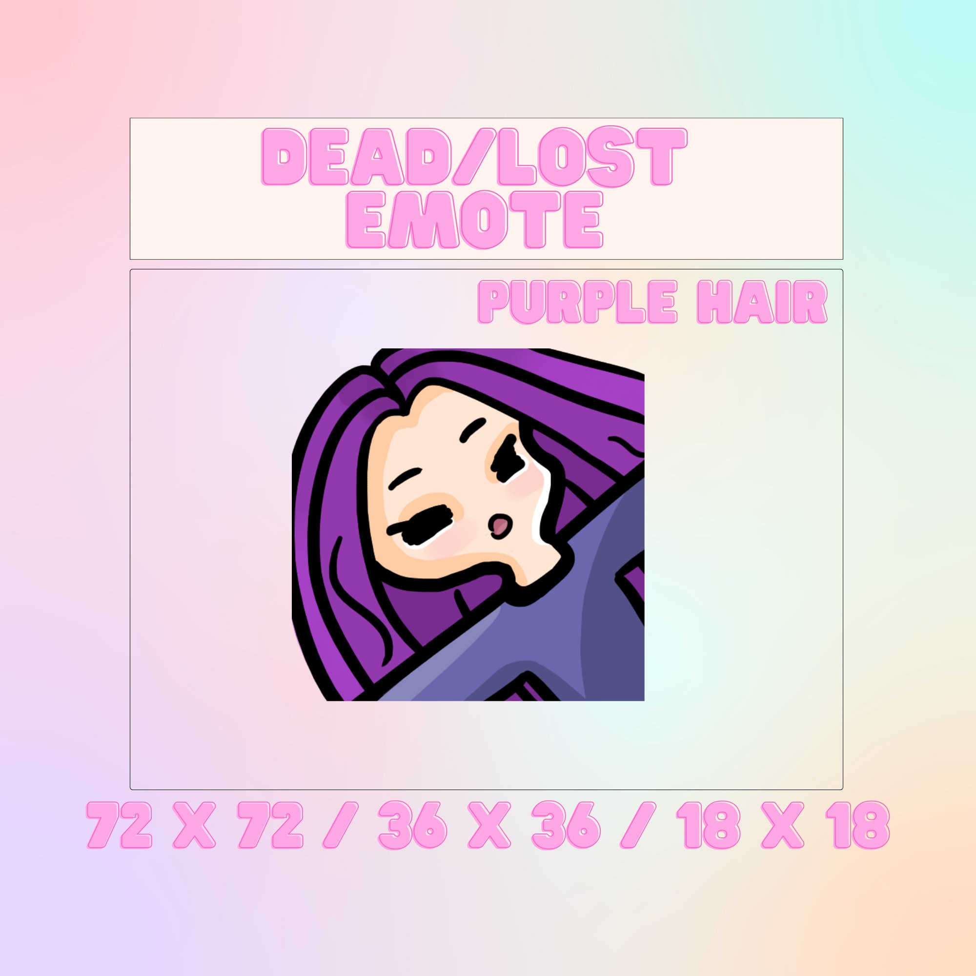 Dead/lost Emote for Twitch Funny Emote for Streamers - Etsy