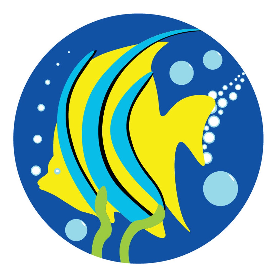 Tropical Fish Multilayer 3D SVG/EPS/AI - Etsy