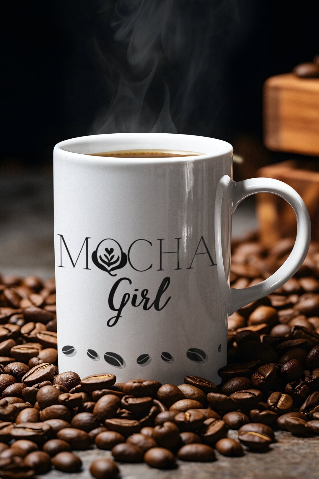 Mocha Girl Mug 15oz - Etsy
