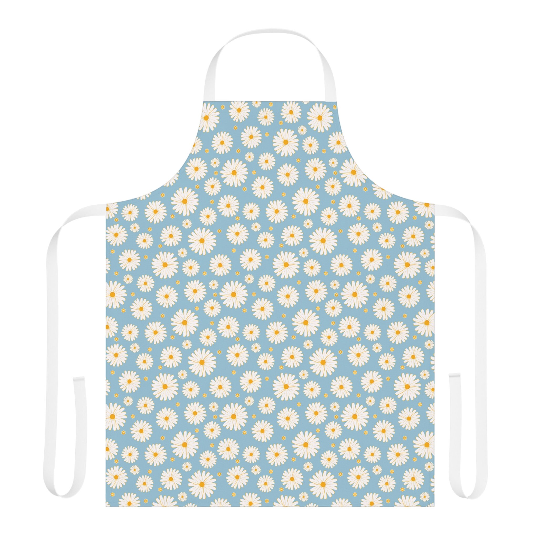 Apron, Daisy, Blue - Etsy