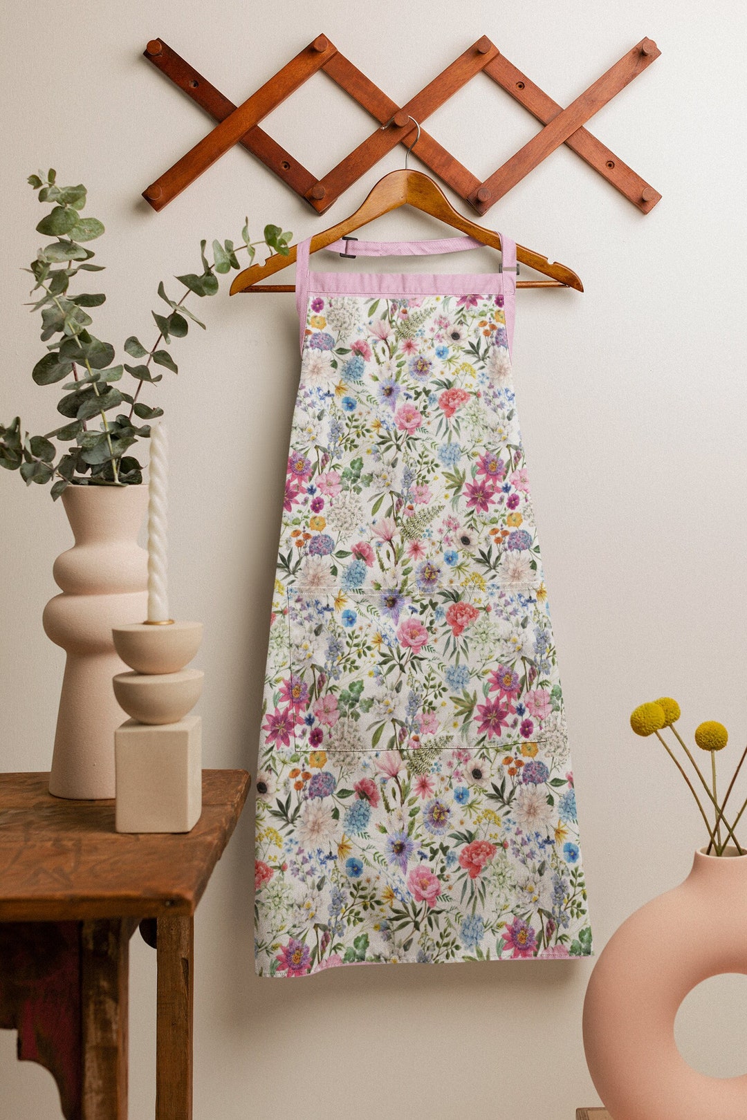 Floral Apron, Wildflower - Etsy