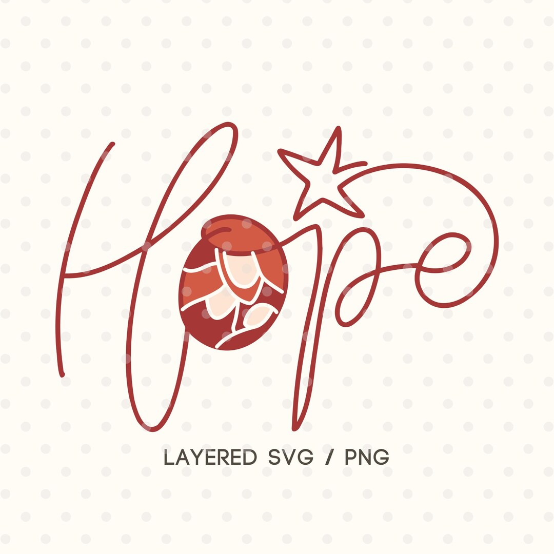 Hope Monoline Nativity Scene SVG PNG First Christmas Manger - Etsy ...