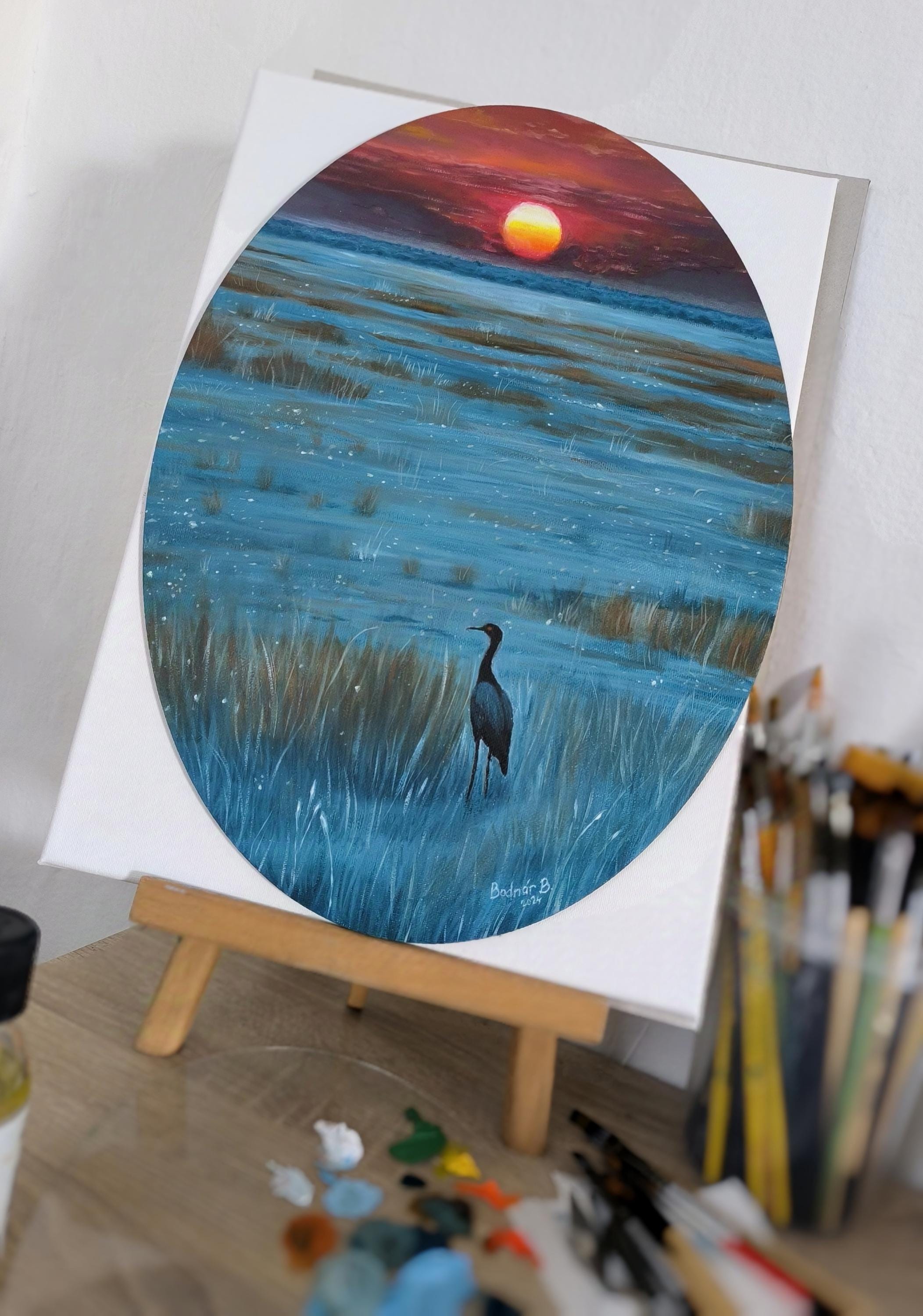 Whispers of the Marsh - Oil Painting on Canvas Panel (30x40cm) - Etsy