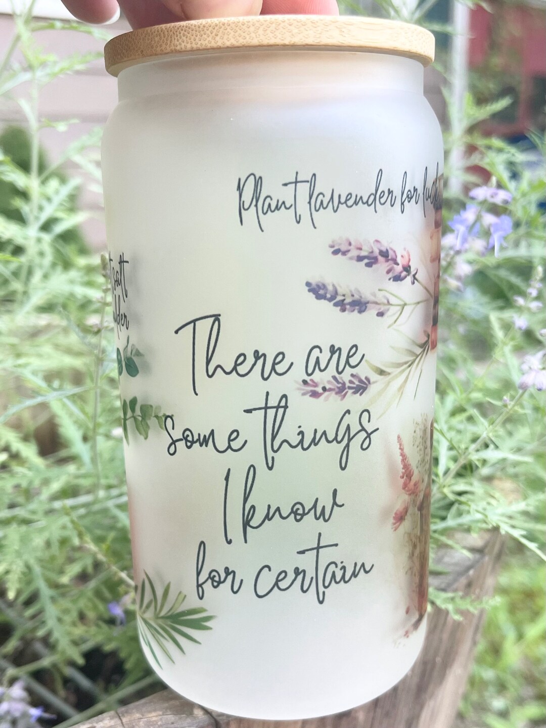 16 Oz Glass Can, Practical Magic, Aesthetic Glass Can, Fun Glass Can ...