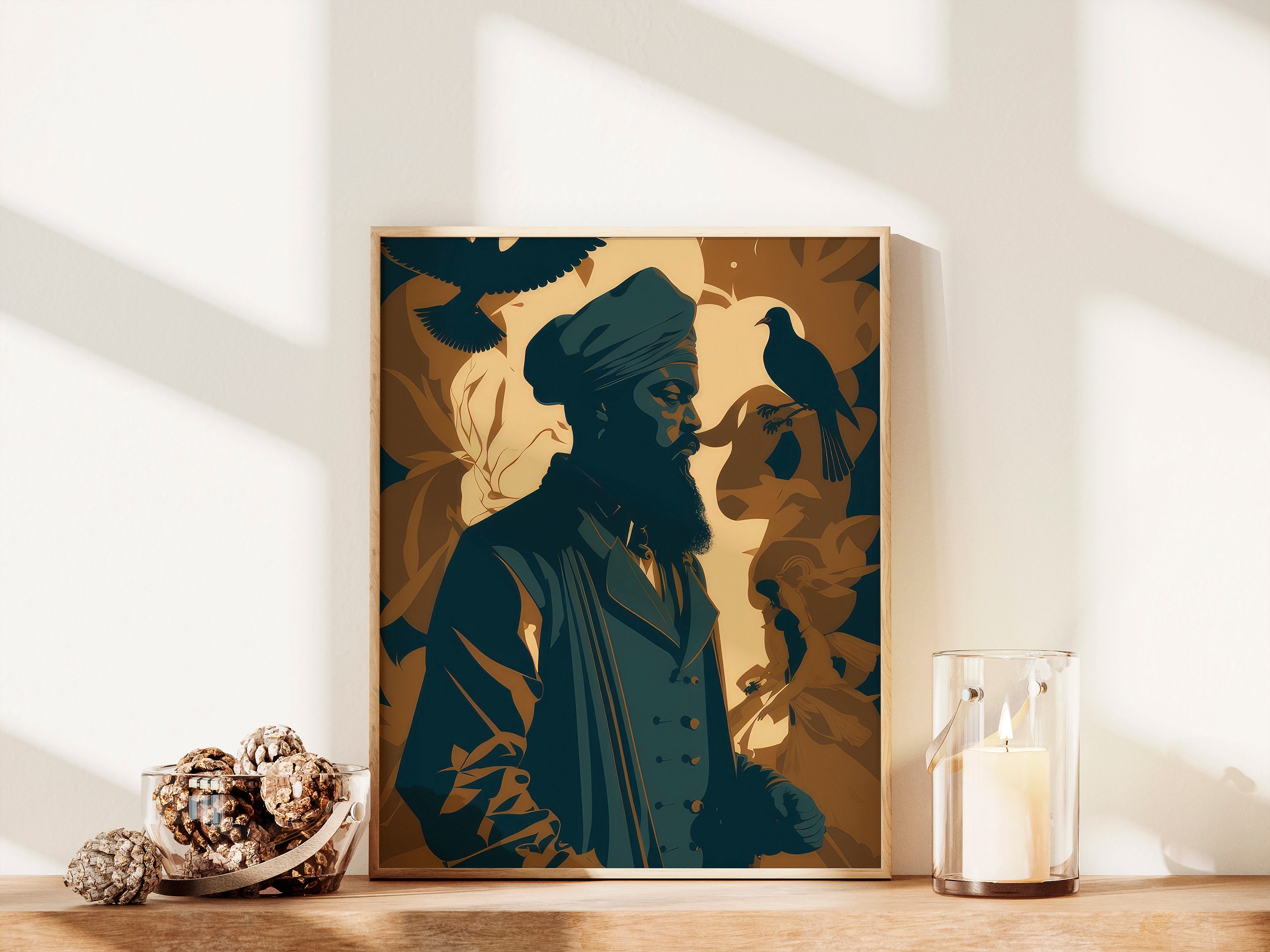 Sikh Wall Art - the Sikh Avian Sikh Art | Digital Wall Art | Digital ...