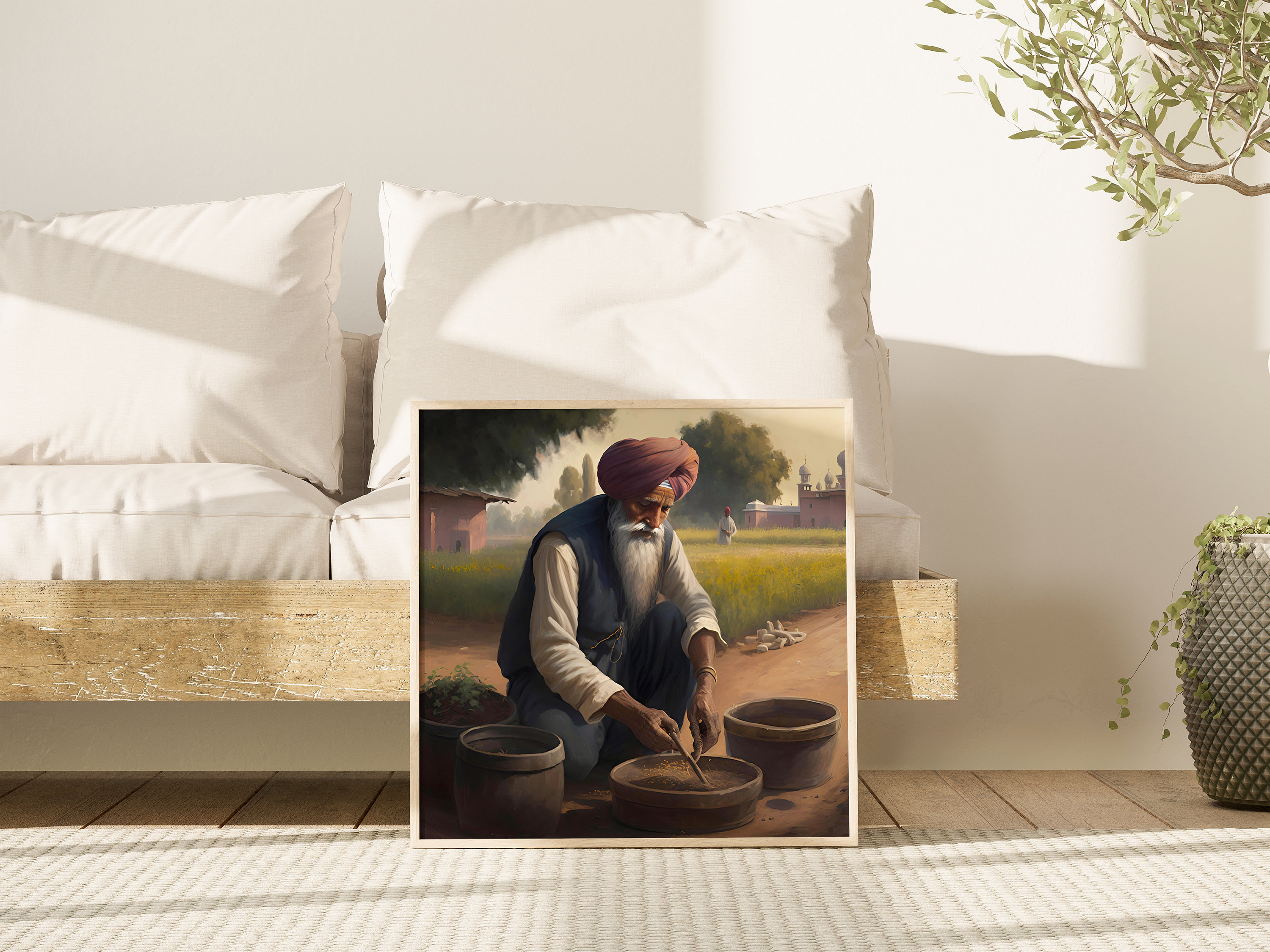 Sowing Seeds of Faith - Sikh Art Digital Wall Art | Digital Download ...