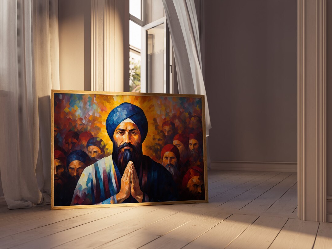 Sikh Poster - Ethereal Elegance 550+ DPI Sikh Poster | Digitales ...