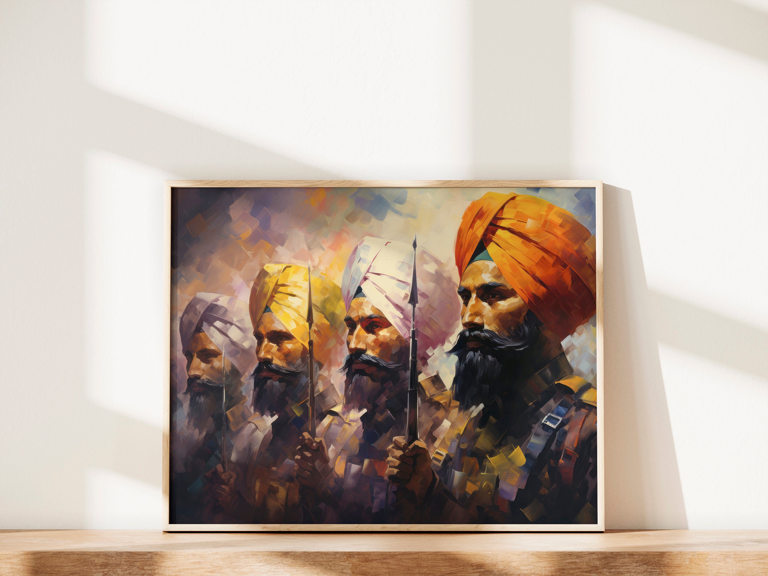 Sikh Poster - Echoes of Sikh Brotherhood 550+ DPI Sikh Poster | Digital ...