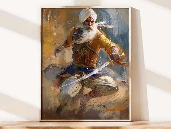 Sikh Warrior Artwork