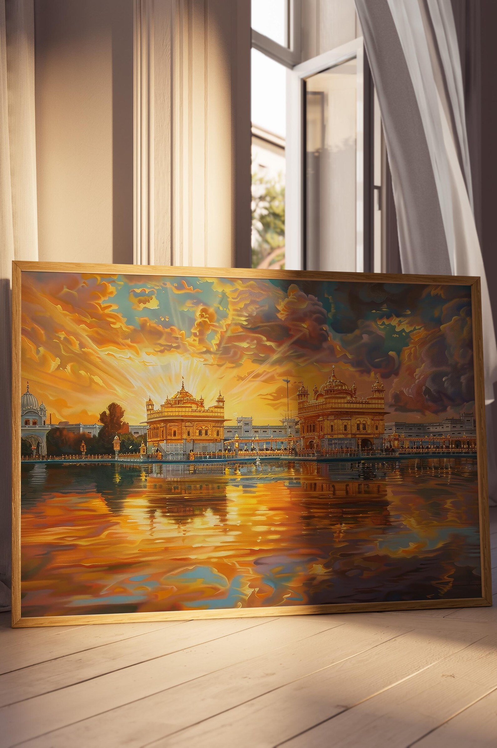 Gurdwara | Poster | Sikh Art Golden Temple Poster Sikh Wall Art Sikhism ...