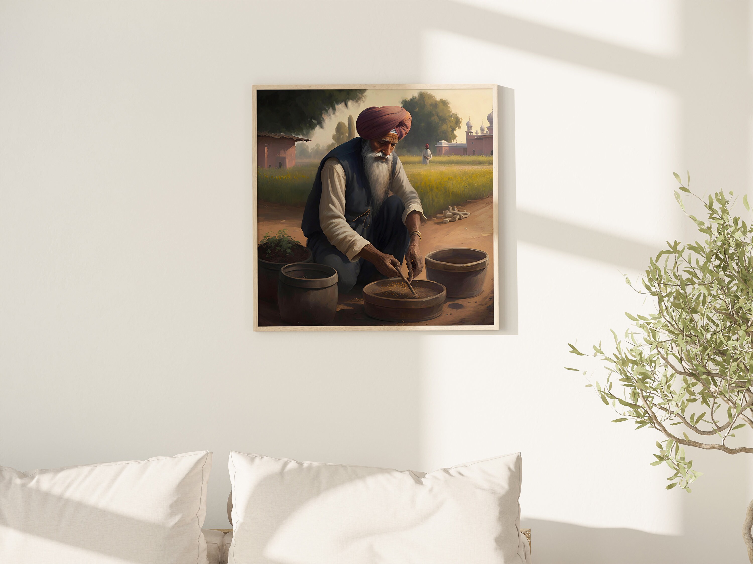 Sowing Seeds of Faith - Sikh Art Digital Wall Art | Digital Download ...