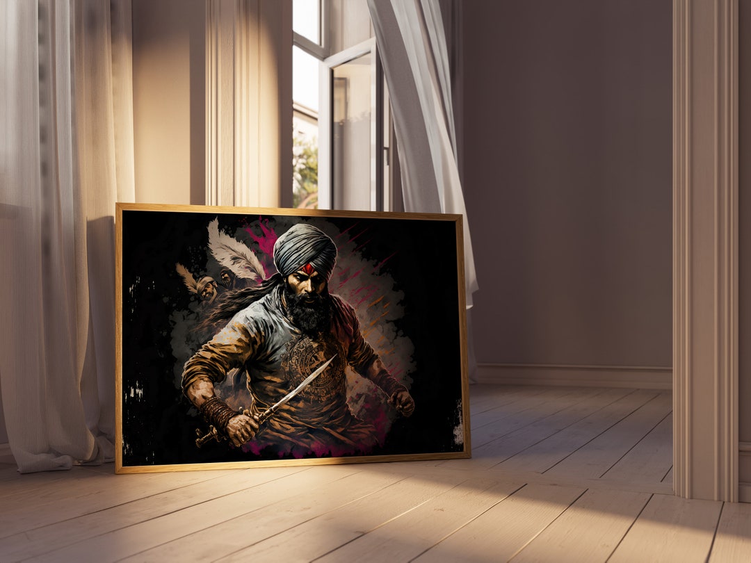 Sikh Poster Digital Wall Art | Sikh Art | Poster Art | Sikh Wall Art ...