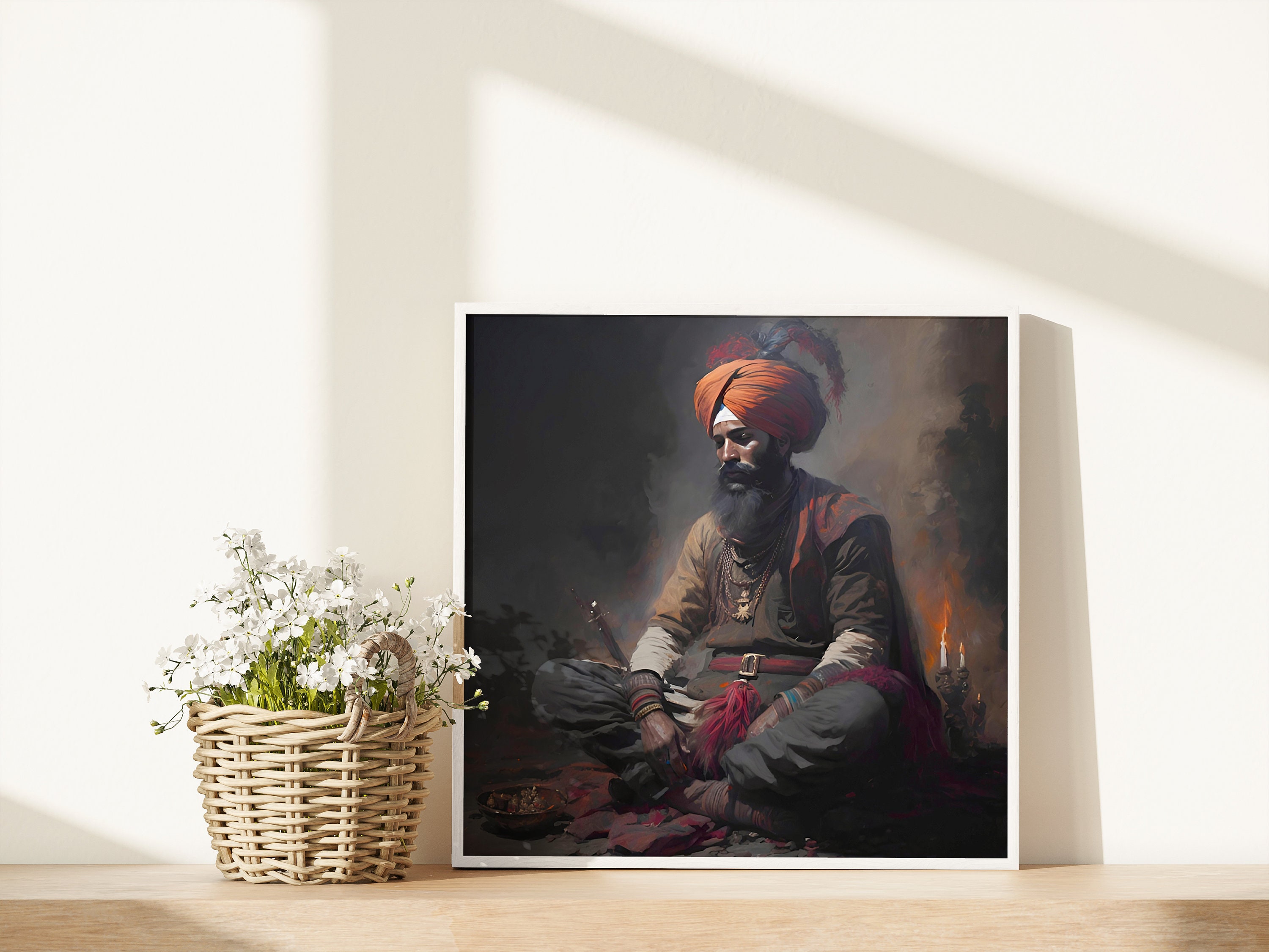 Meditations of a Believer - Sikh Art Digital Wall Art | Digital ...