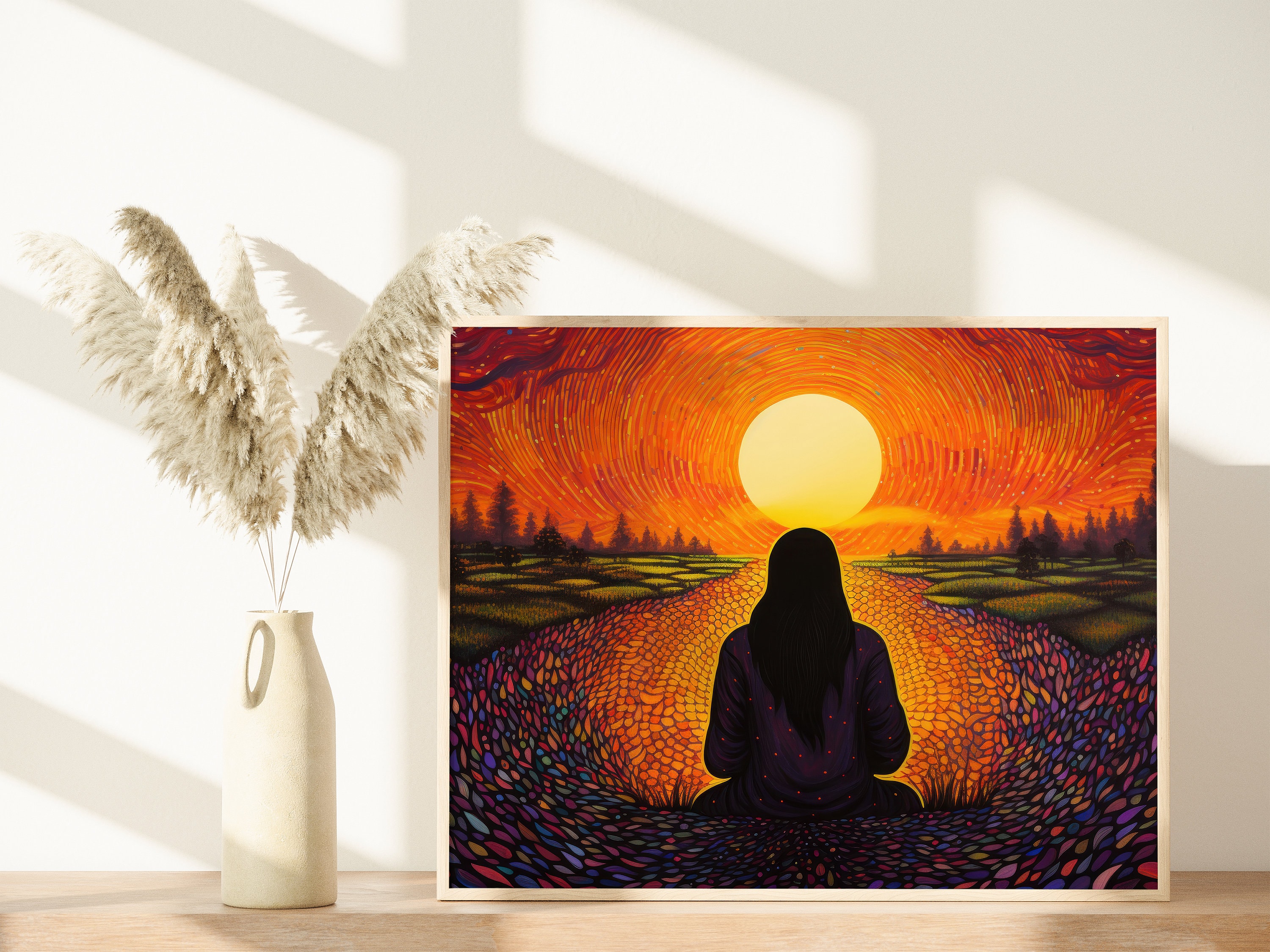 Lifeblood Landscape 550+ DPI Sikh Poster | Digital Wall Art | Sikh Art ...