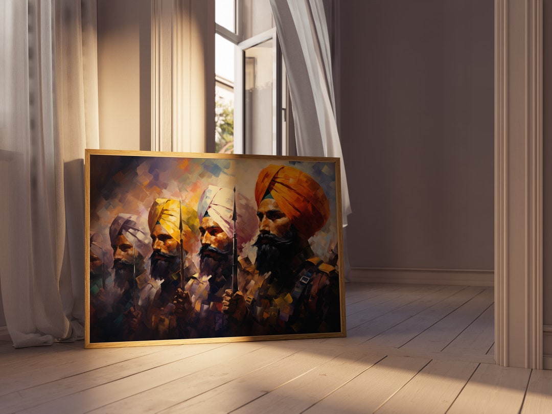 Sikh Poster - Echoes of Sikh Brotherhood 550+ DPI Sikh Poster | Digital ...