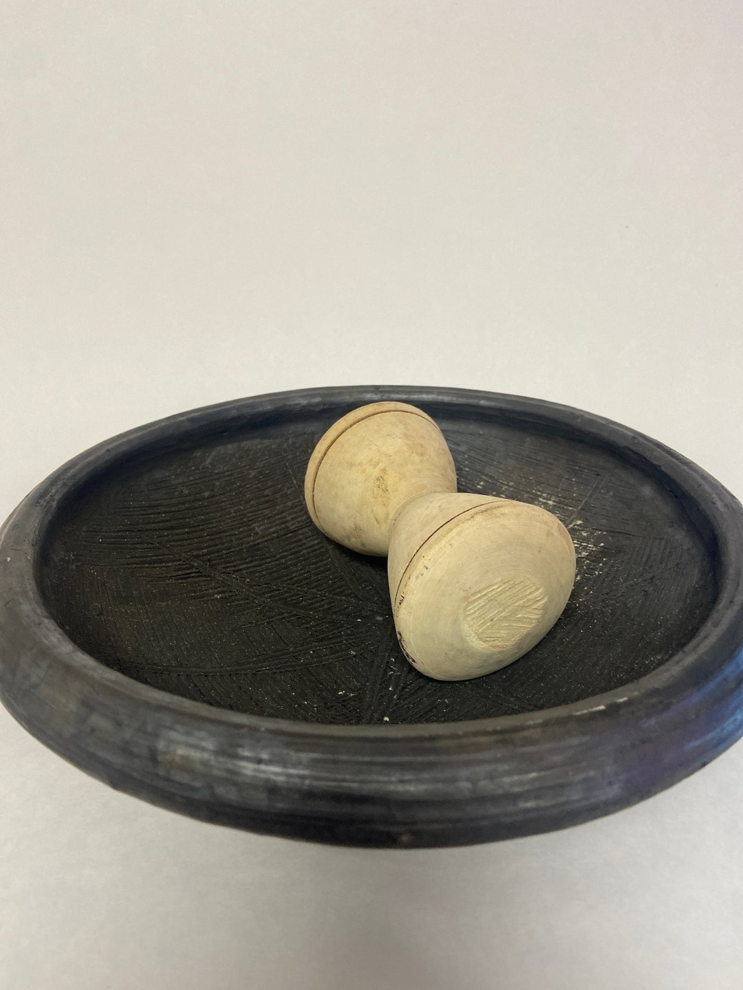 West African Handmade Clay Bowls/ Earthenware Bowls/wooden Grindbowl ...