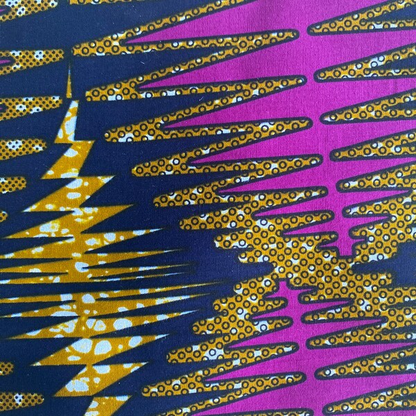 Purple African Fabric - Etsy