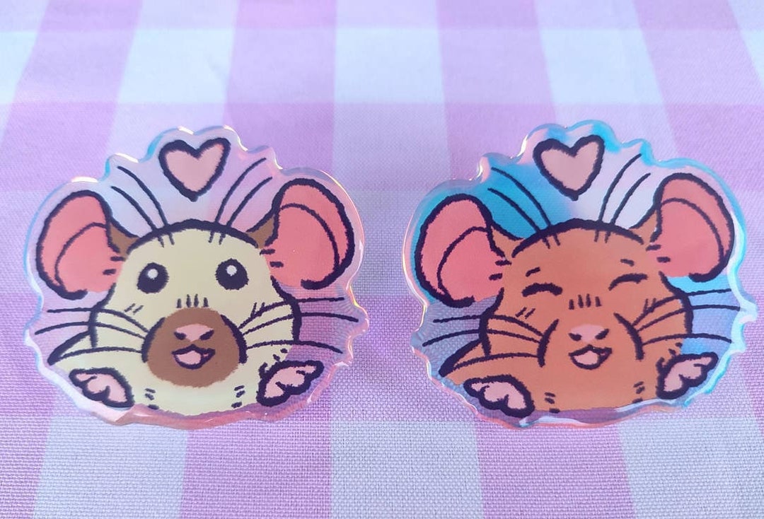 Rat Pin - Etsy