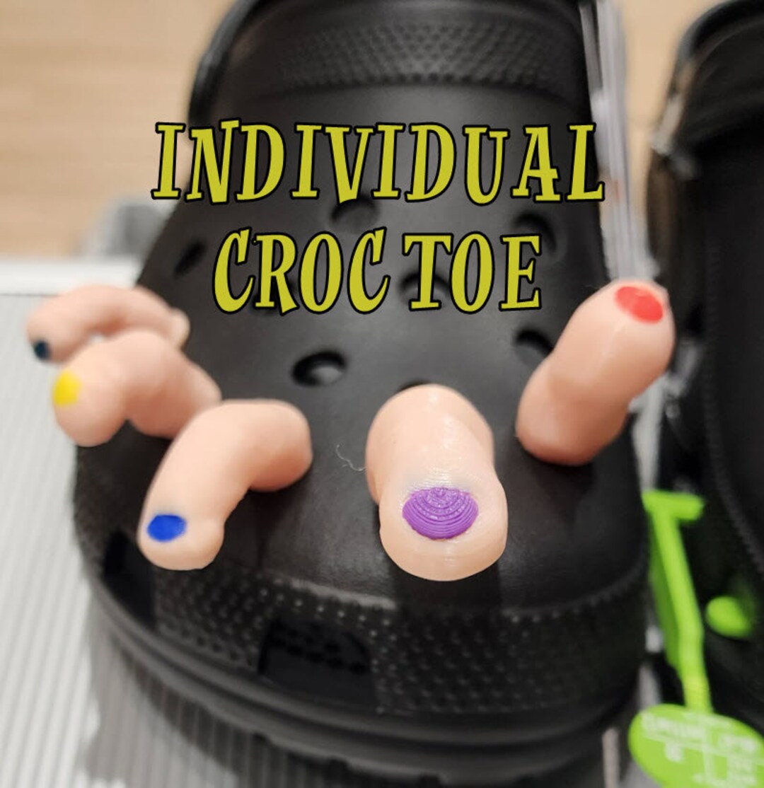 INDIVIDUAL Tippy Toes Take Center Stage: Embellished 3D Printed Croc ...