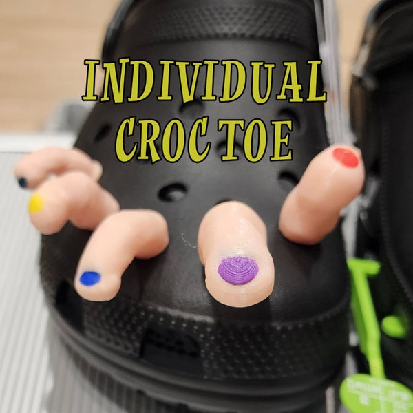 Croc Toes - Etsy