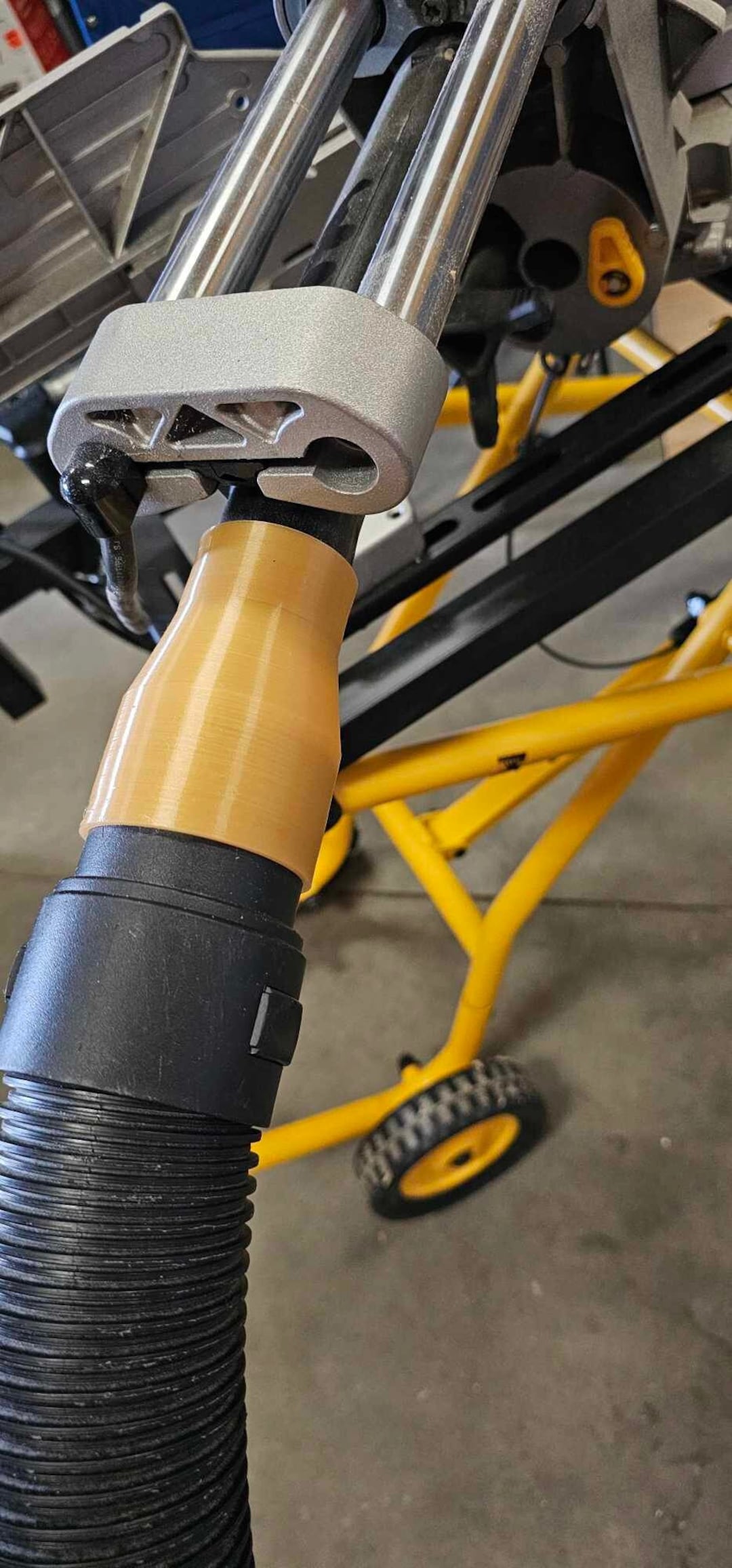 3D Printed Hose Adapter to Connect Dewalt Miter Saw and Shop-vac - Etsy