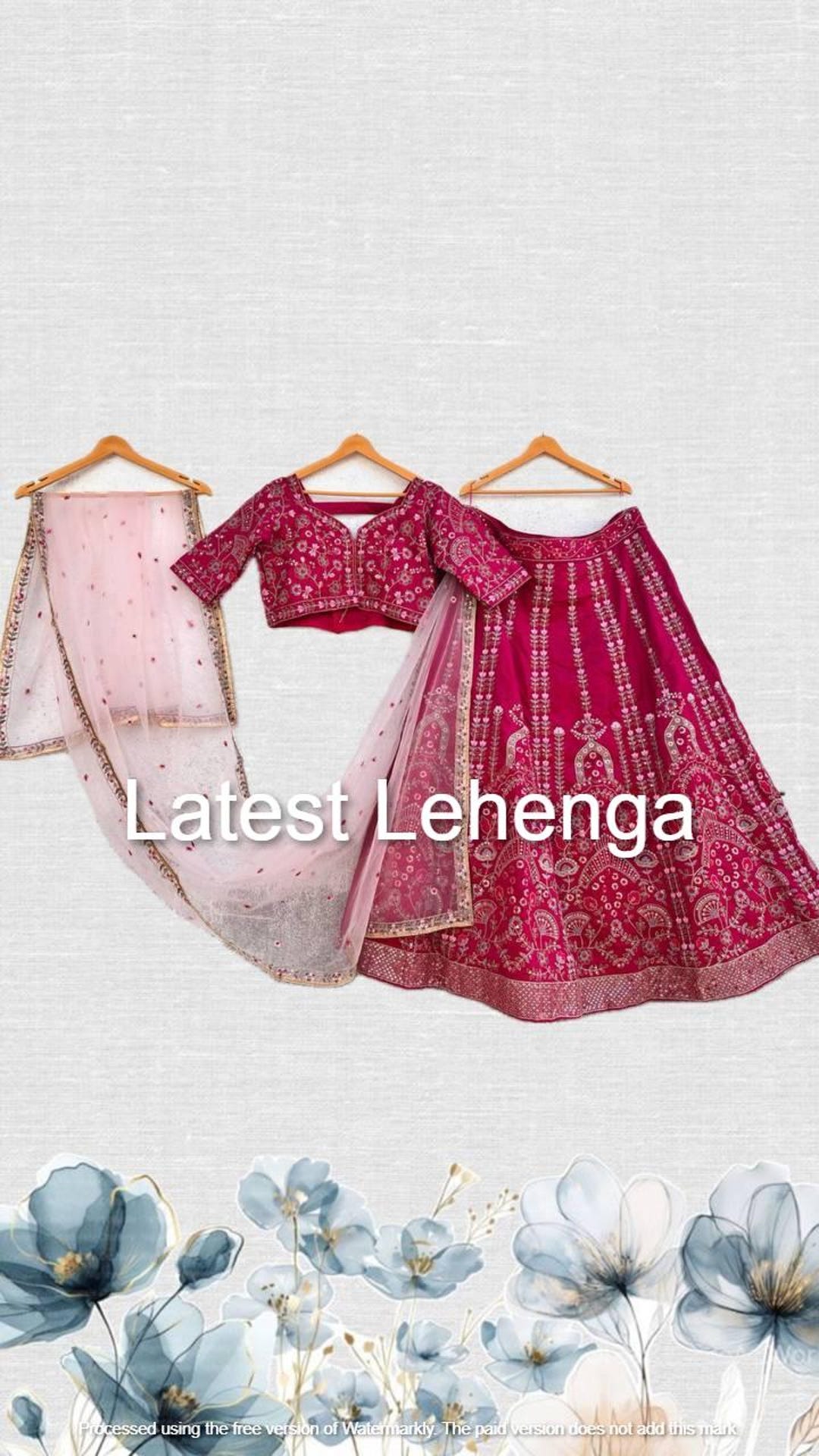 Pink Color Sequence Embroidery Work Designer Lehenga Choli for Any ...