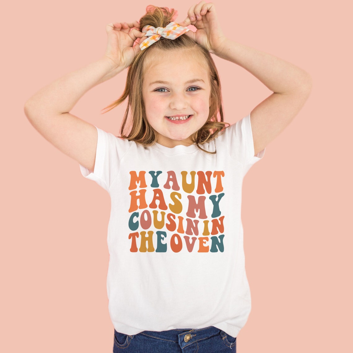 My Aunt Has My Cousin in the Oven Shirt, Retro Cousin Tee, Promoted to ...