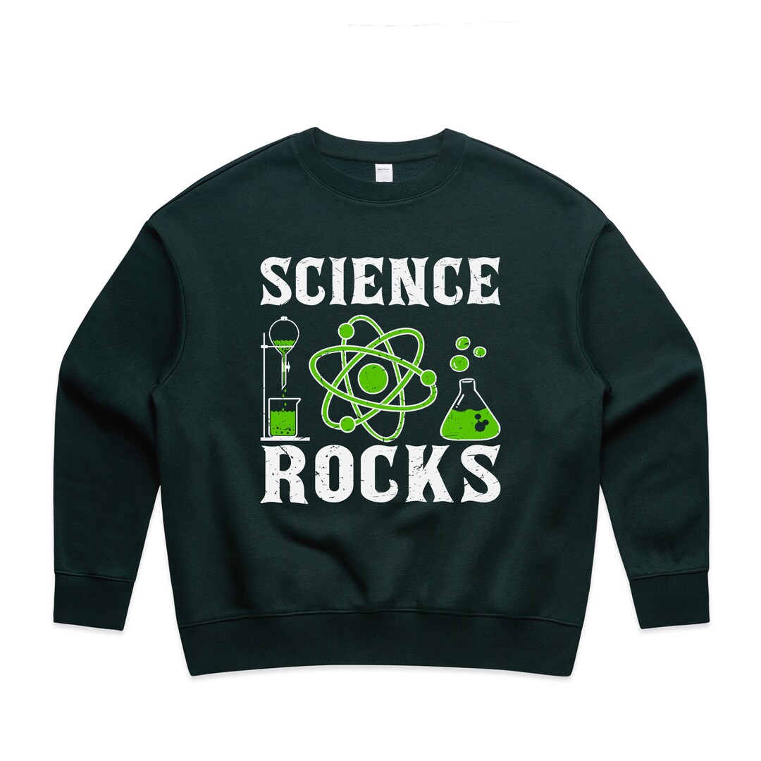 Science Rocks Shirt, Biology Jumper, Gift for Science Teacher, Nerdy ...