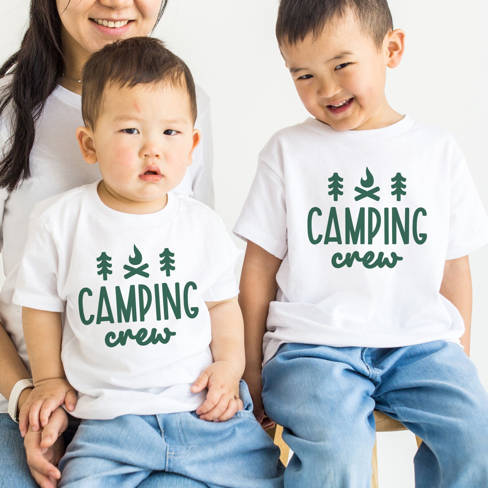 Camping Crew Kids Shirt and Baby Bodysuits, Nature Shirt, Family ...