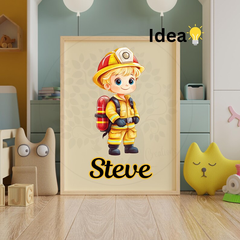 Firefighting Clipart A-Z: Kids Fire Safety PNG Graphics (digital ...