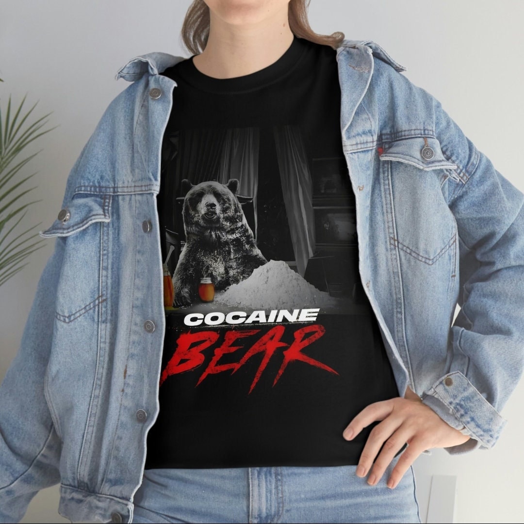 Cocaine Bear Shirt Cocaine Bear Movie Poster Shirt Cocaine - Etsy UK