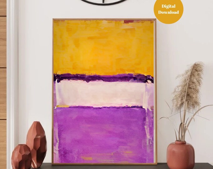 Mark Rothko Poster A Exhibition Print as Housewarming Gift or ...