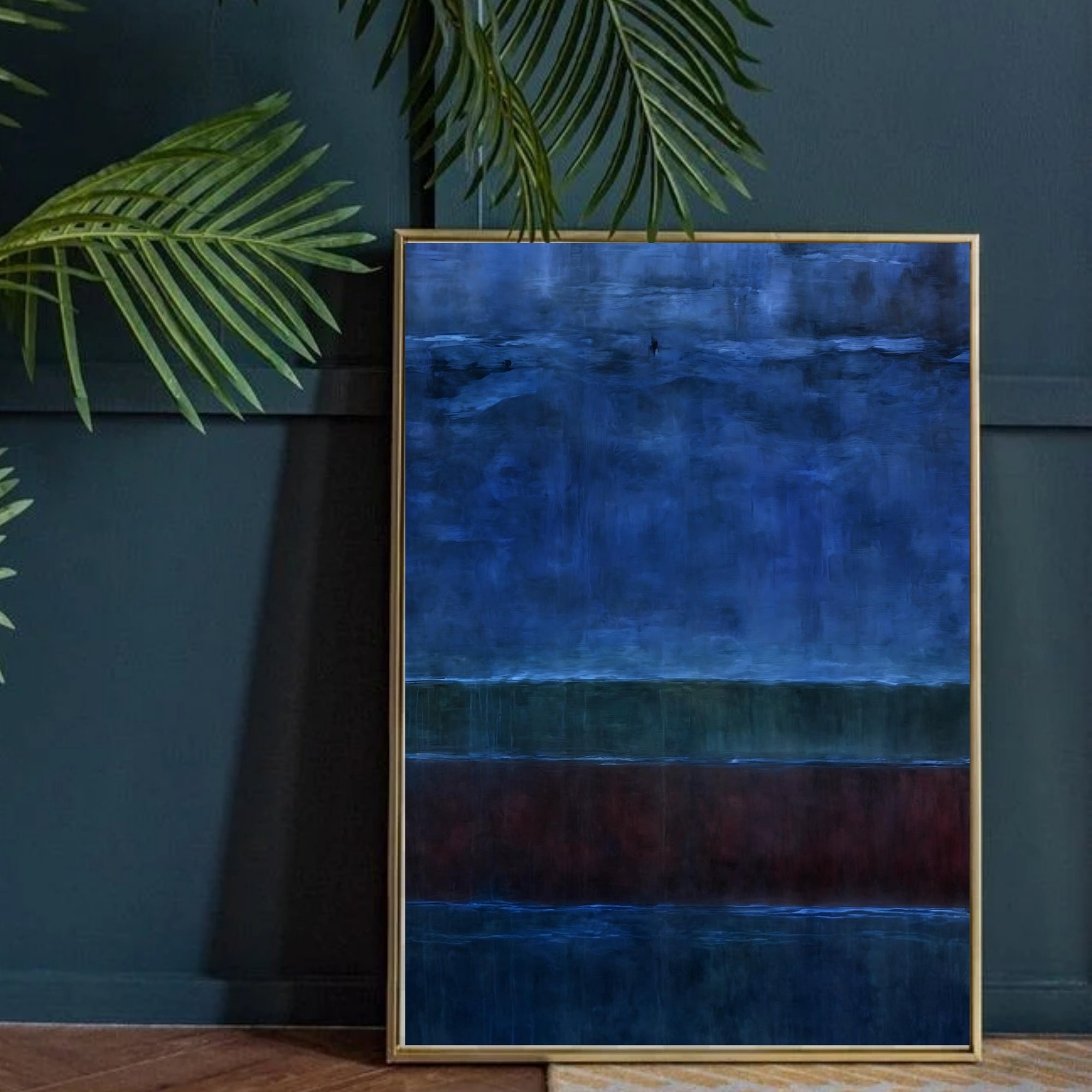 Mark Rothko Blue Green Poster, Mark Rothko Art, Expressionism Art ...