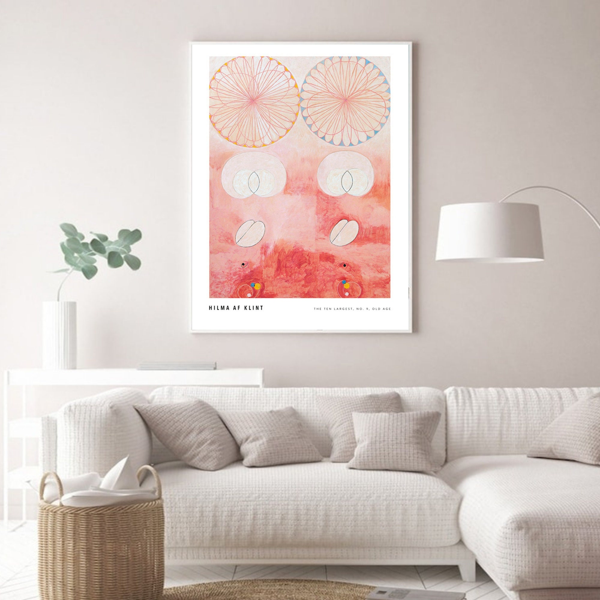 Hilma Af Klint Print Klint Ten Largest No 9 Old Age Abstract Wall Art ...