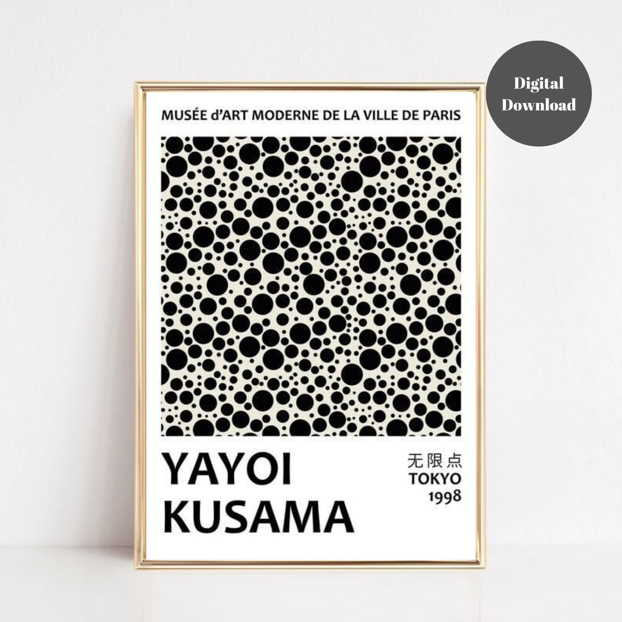 Yayoi Kusama Poster, Yayoi Kusama, Yayoi Kusama Print, Digital Download ...