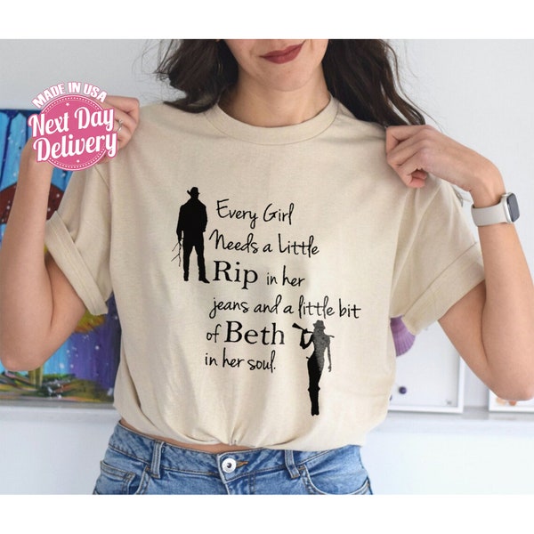 Every Girl Needs A Rip In Her Jeans And A Little Beth In Her Soul Etsy