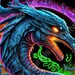 BLACKLIGHT DRAGON Bundle Digital Art Vibrant Color Design Blacklight ...